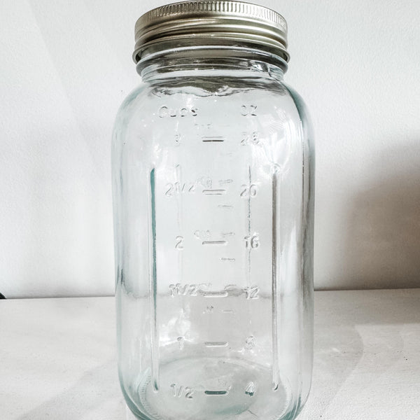 Quart Glass Jar (32 ounces) Refillery - Lemon & Lavender