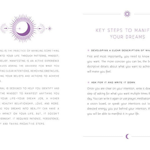 Manifesting: A Day and Night Reflection Journal - Lemon & Lavender