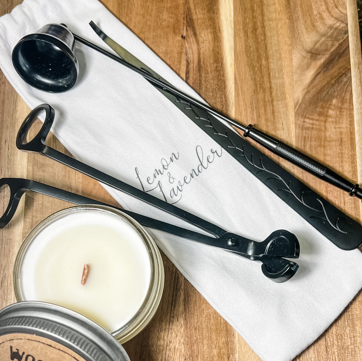 Candle Wick Trimmer Set – Lemon & Lavender